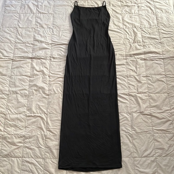 SKIMS | Dresses | Skims Smooth Lounge Low Back Keyhole Dress | Poshmark